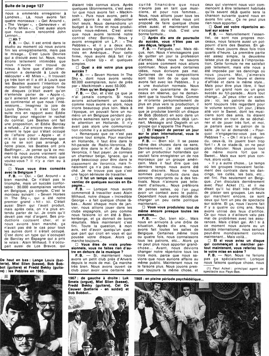 Les groupes de rock belges des annees 1960 a 1980 - Biographie ...